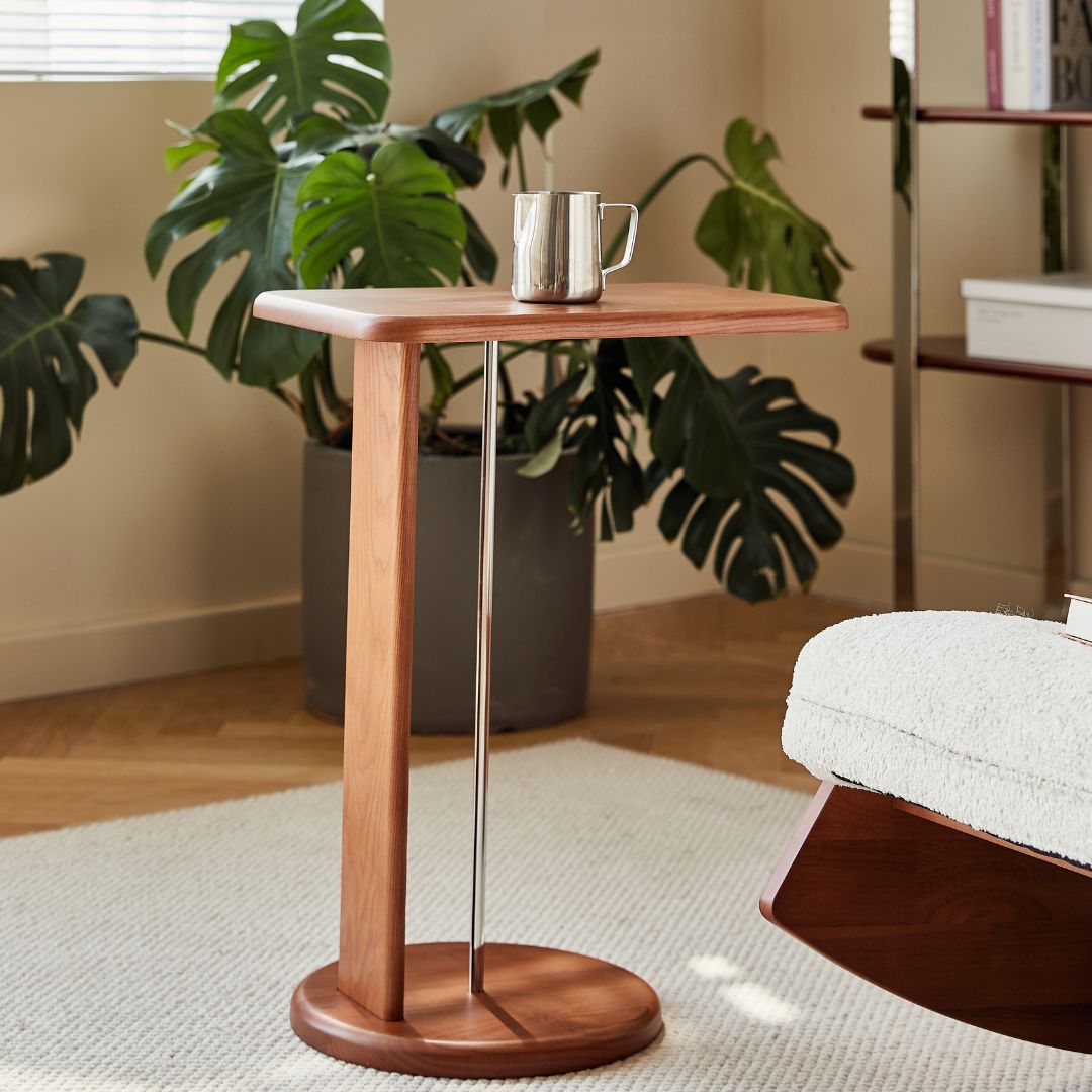 Harmony Wooden Harp End Table – Cozymatic Australia